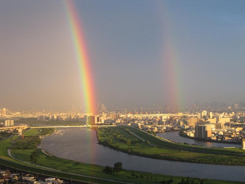 虹と雲 Rainbow and Cloud in Tokyo: 写真の旅 世界・日本・無料壁紙 Free Photo Wallpaper ...